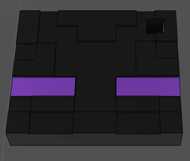 minecraft enderman keychain by GABI B MakerWorld: Download Free 3D Models