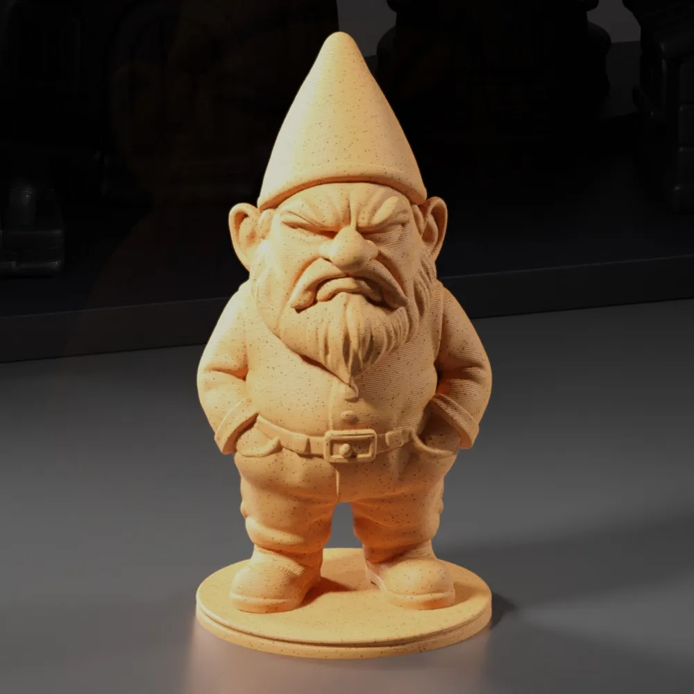 Grumpy gnome - Free 3D Print Model - MakerWorld