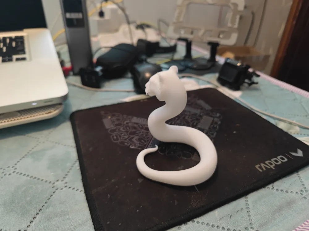 Tiger Head Snake - Free 3D Print Model - MakerWorld