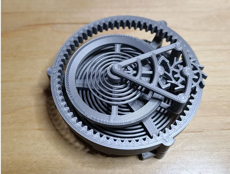 Tourbillon Desk Toy - Free 3D Print Model - MakerWorld