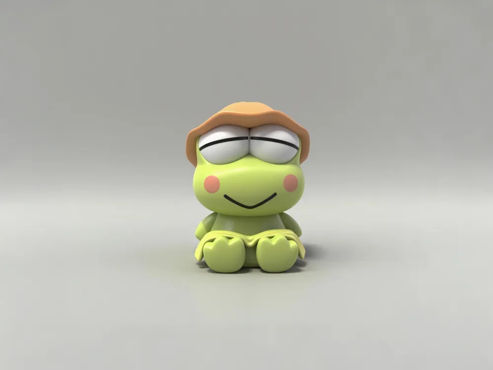 Keroppi - Cute Chibi Sanrio - Girl Coloring Toy Figurine by Nick_ma ...