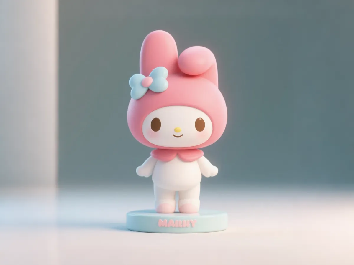 Chibi Sanrio 3D My Melody Rabbit Coloring Toy for Girls - Free 3D Print ...
