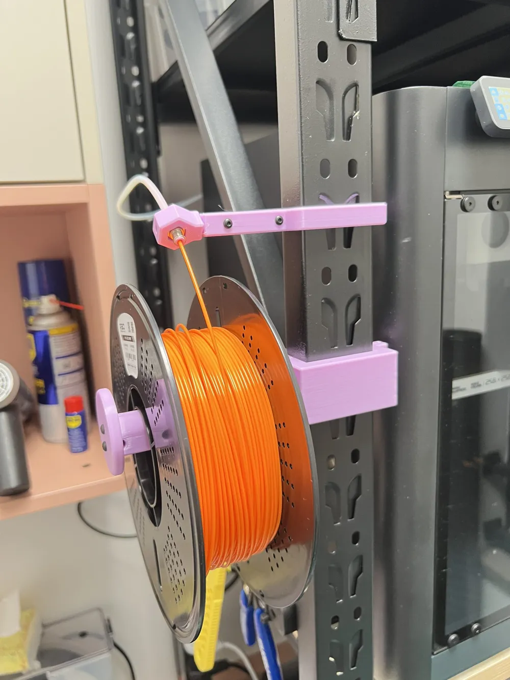 Shelf Filament Spool Holder - Free 3D Print Model - MakerWorld