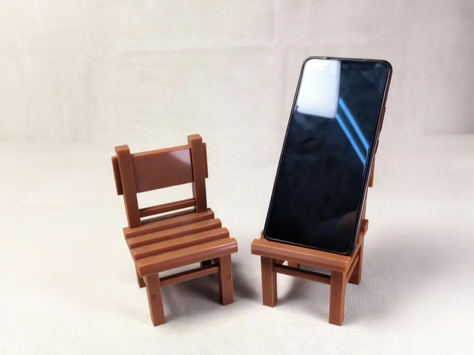 80s Stool Phone Stand - Free 3D Print Model - MakerWorld