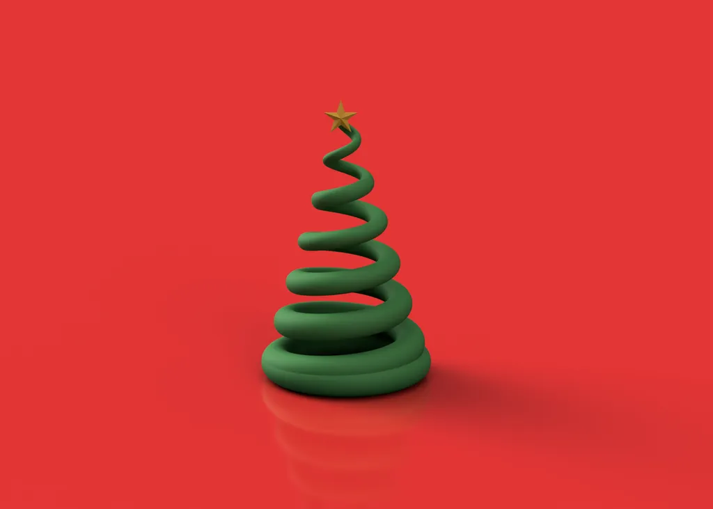 Spiral Spring Christmas Tree — Holiday Decor by kenzo88 MakerWorld ...