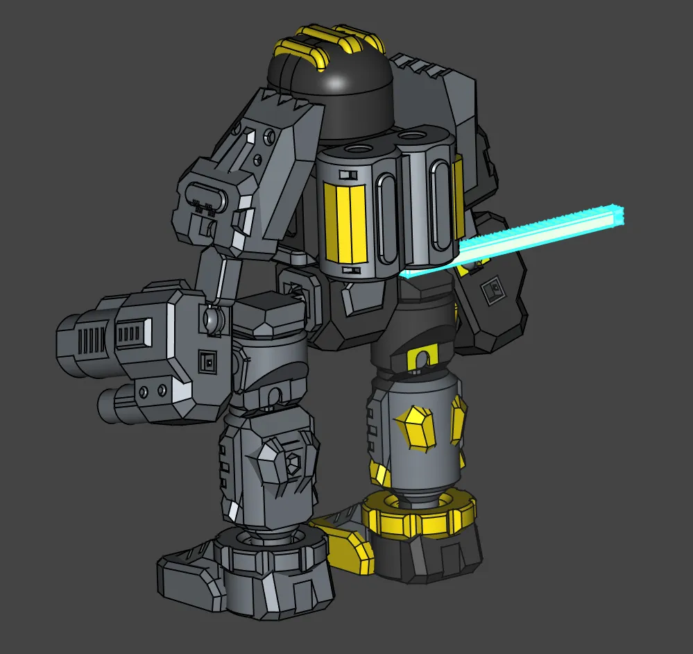 Ignis Liberatus - Mecha Model Kit - Free 3D Print Model - MakerWorld