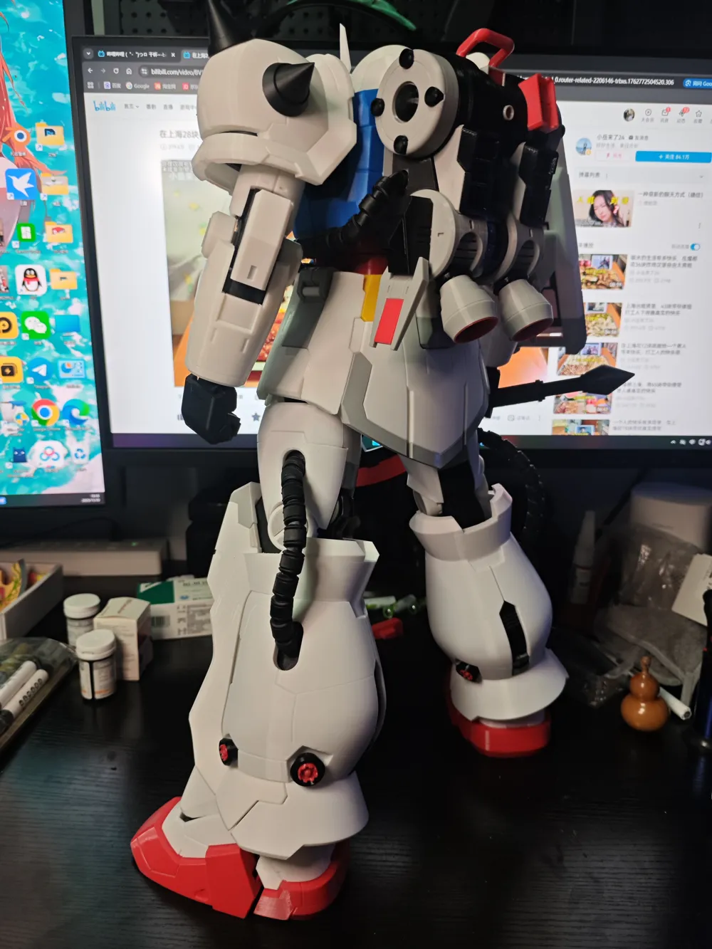 Zaku Dedicated Backpack Multi-Color Multi-Part Version - Free 3D Print ...