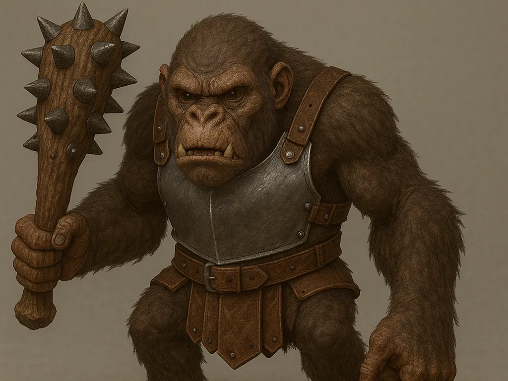 Ape warrior by Scaplen MakerWorld: Download Free 3D Models