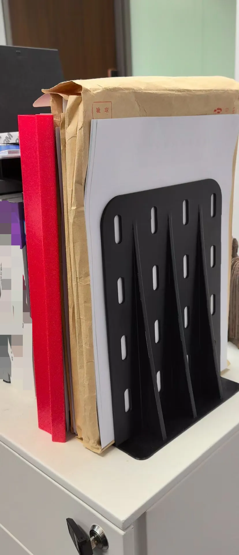 Bookend/Book Rack (perfect for A4 paper and most office document sizes ...