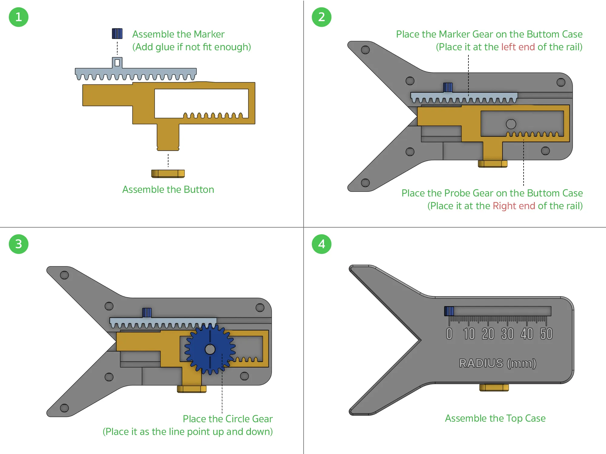 Radius Gauge - Free 3D Print Model - MakerWorld