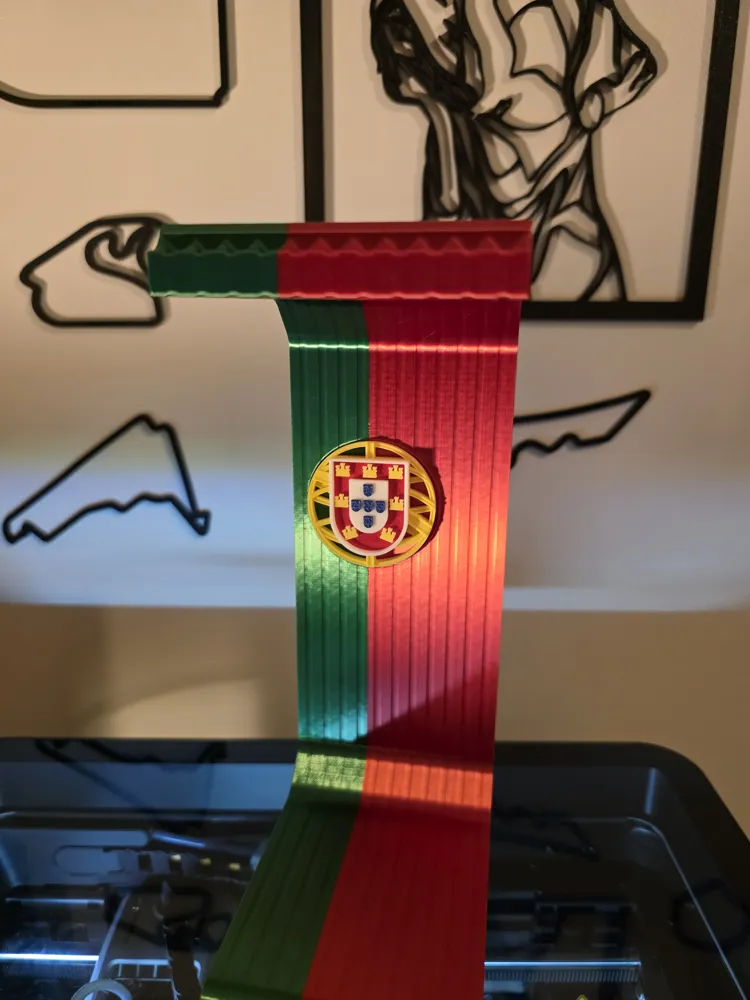 Portugal flag emblem - Free 3D Print Model - MakerWorld