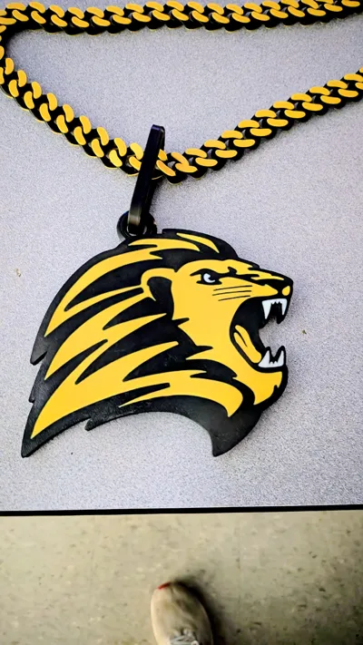 Lion Chain - Free 3D Print Model - MakerWorld