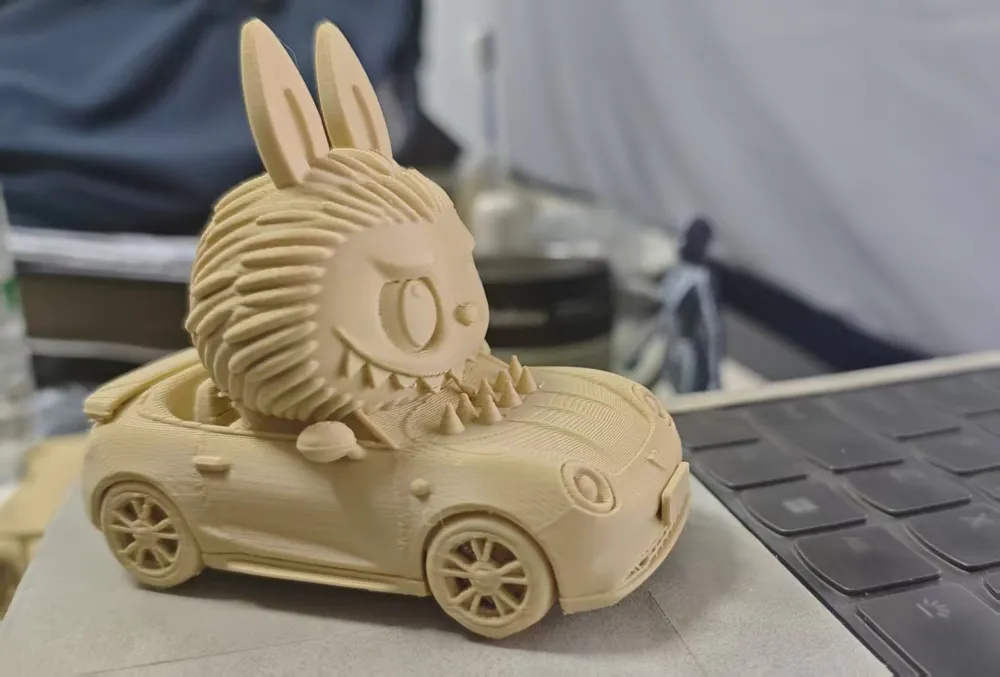 La BuBu also drove a sports car La Bu Bu - Free 3D Print Model - MakerWorld
