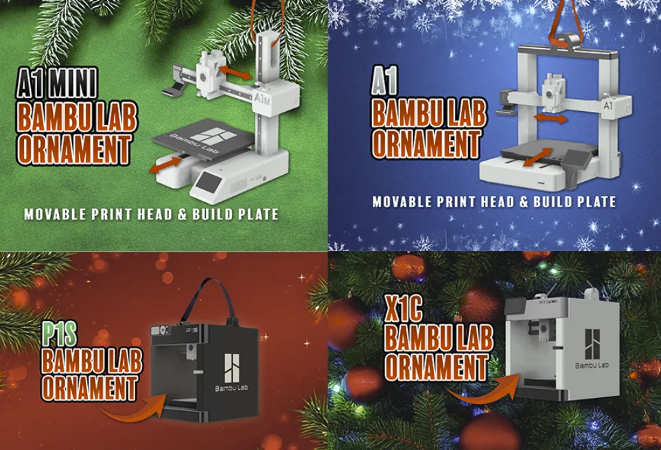 Bambu Lab H2S Christmas Ornament by AskNinjaTom MakerWorld: Download Free 3D Models