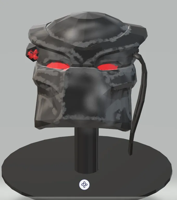 Predator mask with stand - Free 3D Print Model - MakerWorld