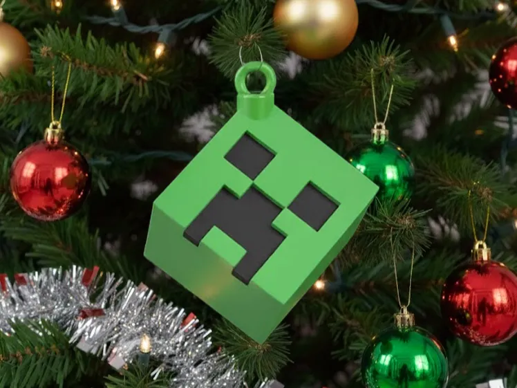 Creeper minecraft ornament by 43D PRINT MakerWorld: Download Free 3D Models