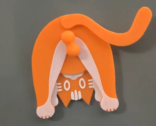 Spinning Cat Egg by user_1170443023 MakerWorld: Download Free 3D Models