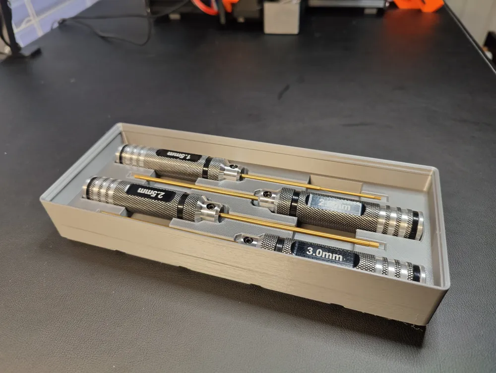 Gridfinity Precision Hex Key/Allen Wrench holder by Cody Sechelski ...
