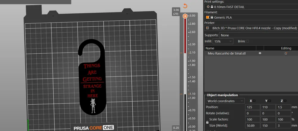 Stranger things Door Sign - Free 3D Print Model - MakerWorld