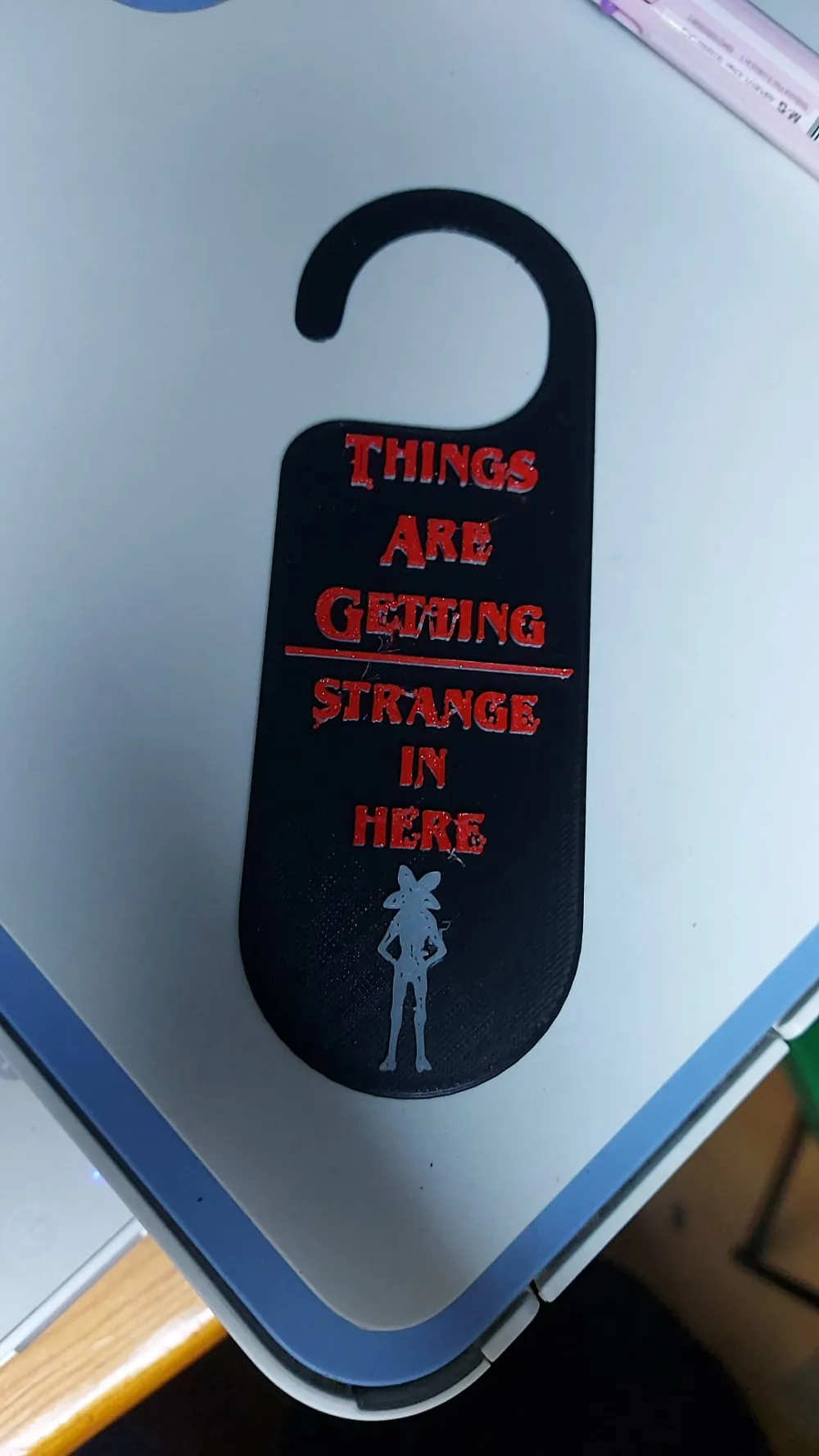 Stranger things Door Sign - Free 3D Print Model - MakerWorld