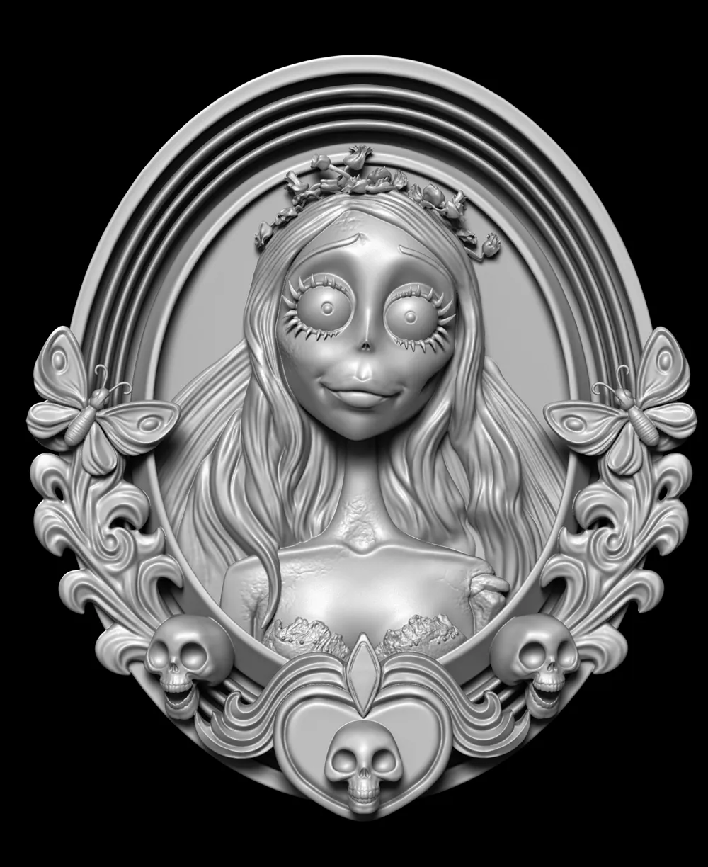 Emily the Corpse Bride Fan Art Free by MTR STUDIO MakerWorld: Download ...