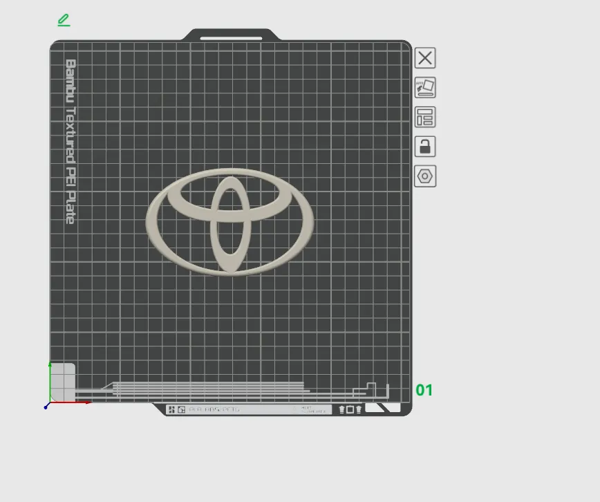 Toyota Car Logo - Free 3D Print Model - MakerWorld
