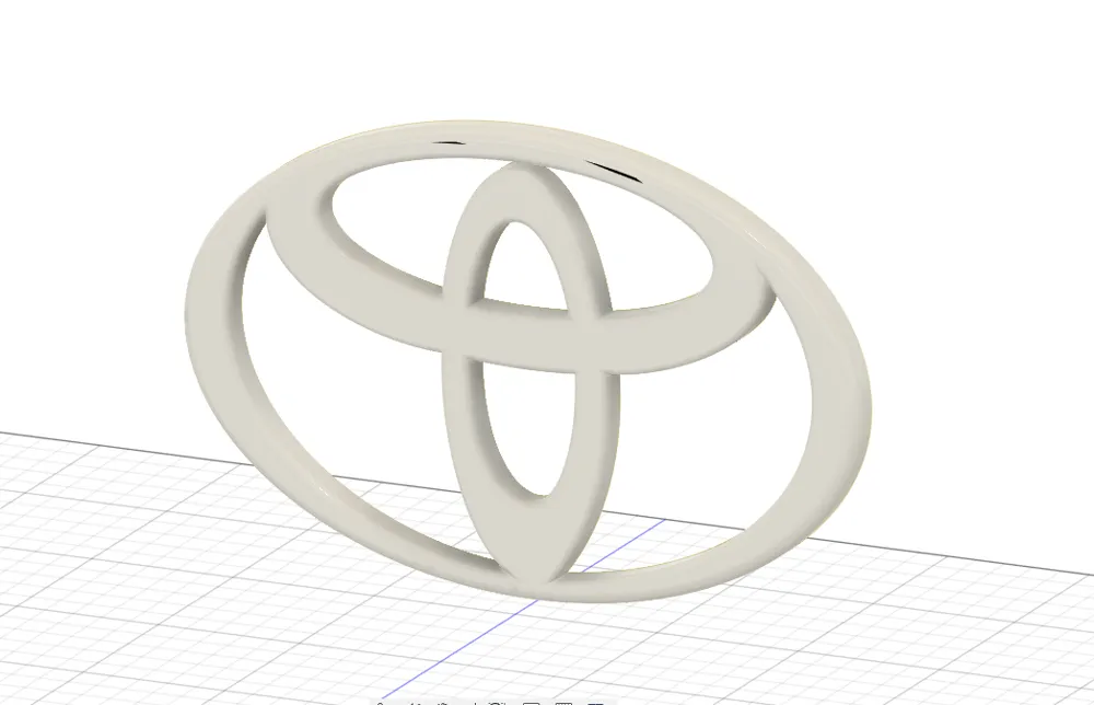 Toyota Car Logo - Free 3D Print Model - MakerWorld