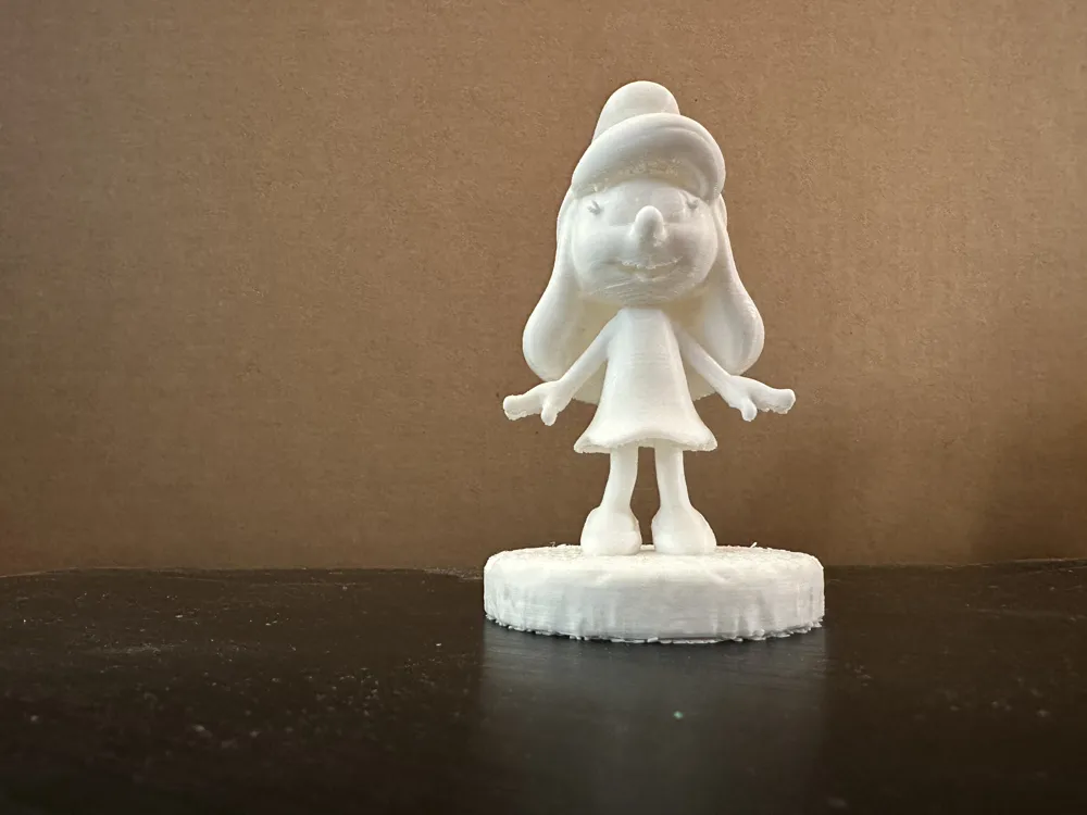 Smurfette - Free 3D Print Model - MakerWorld