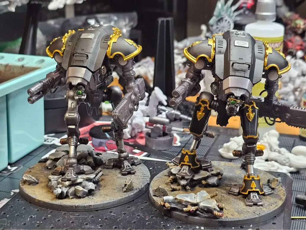 Grimdark Human Empire Robot Knight Squires by Mason Portman MakerWorld ...