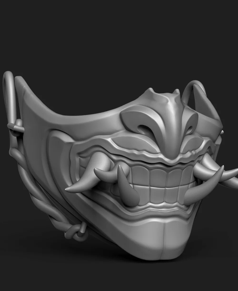 Oni Mask - Japanese Demon Mask - Free by MTR STUDIO MakerWorld ...