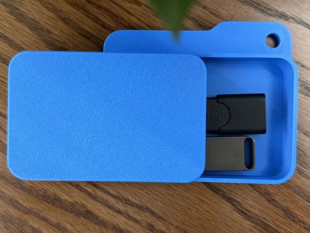 USB drive storage box - Free 3D Print Model - MakerWorld