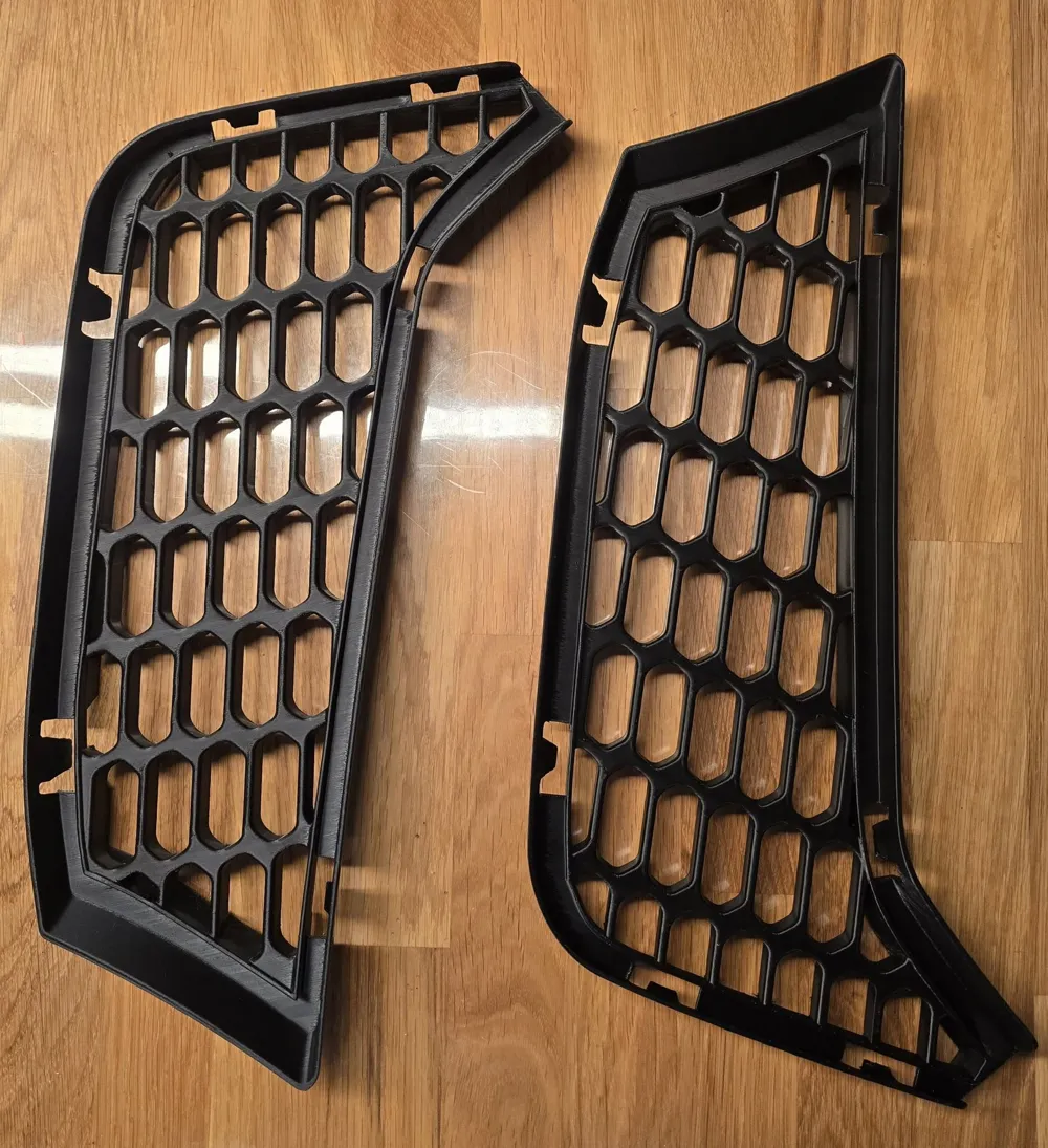 BMW M3 M4 Fog Light Grille - Free 3D Print Model - MakerWorld