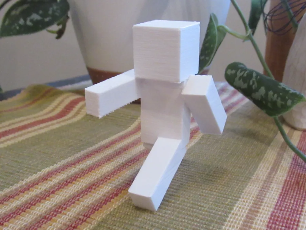 Minecraft man Steve by PAB 14 MakerWorld: Download Free 3D Models