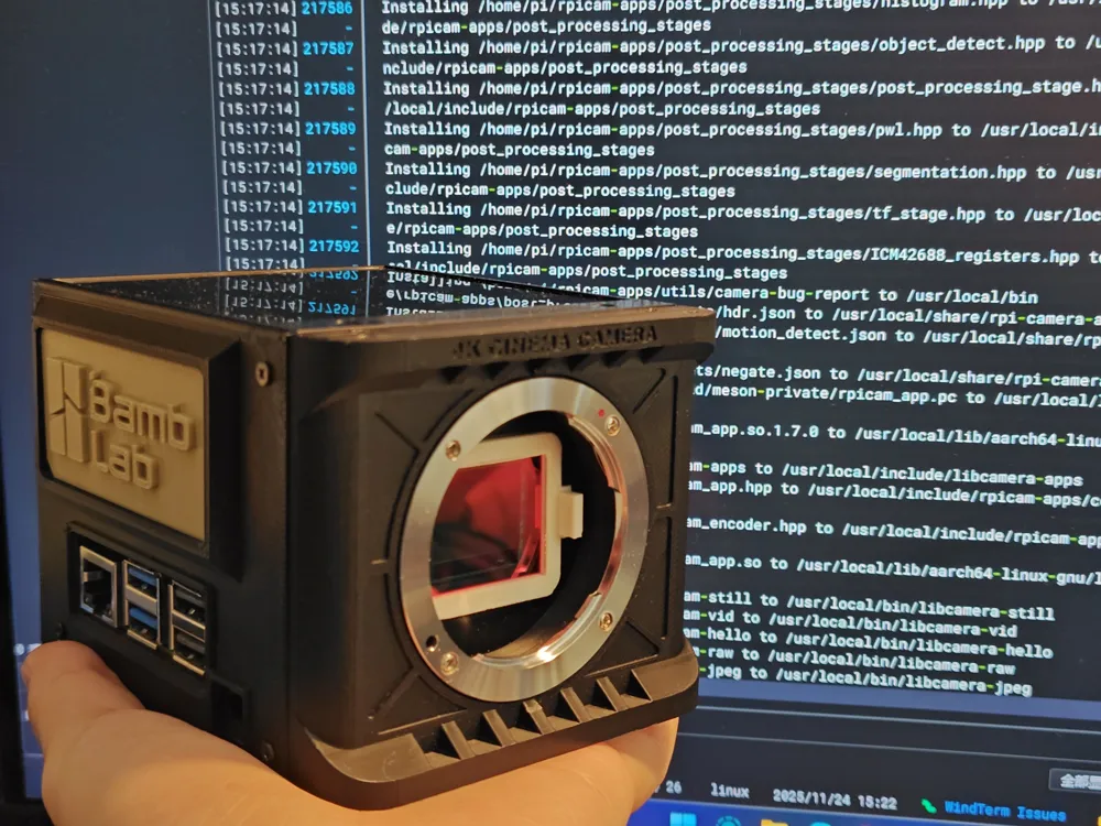 Raspberry Pi 4K Cinema Camera by 哆啦A梦 MakerWorld: Download Free 3D Models