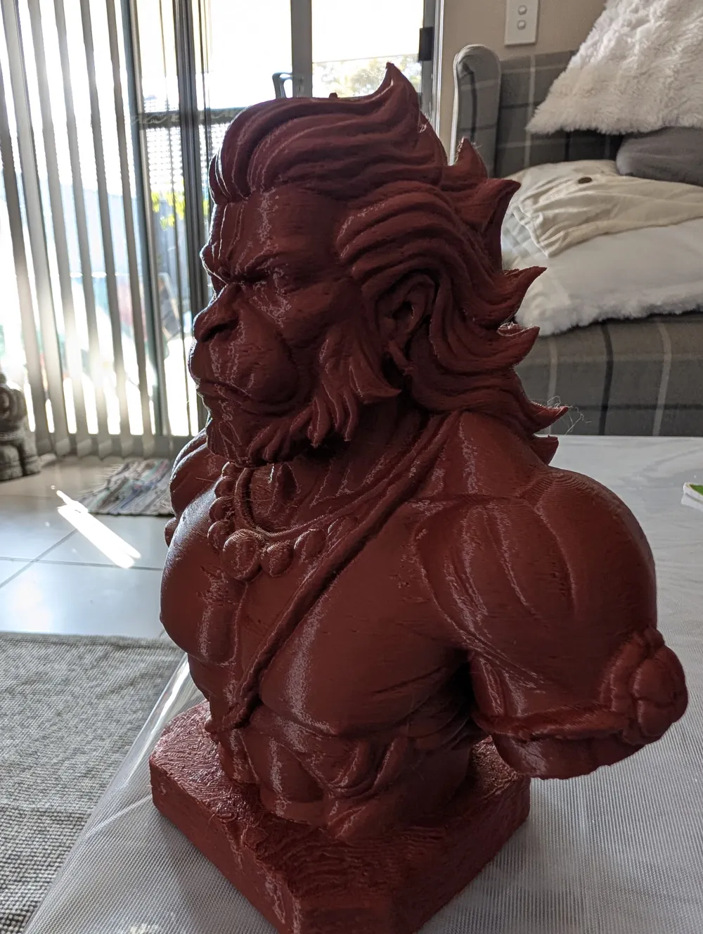 Hanuman – Powerful Stylized Bust - Free 3D Print Model - MakerWorld