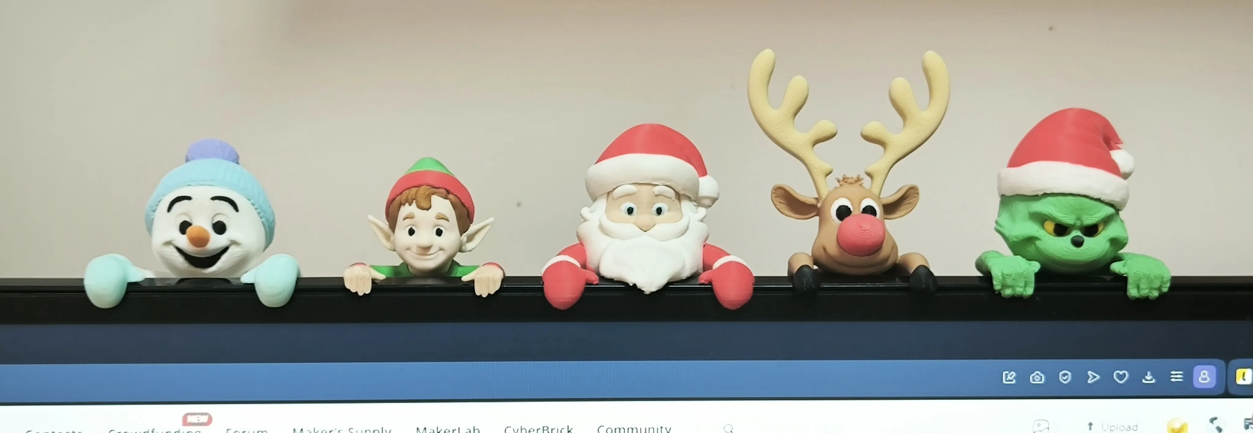 Monitor Grinch - Free 3D Print Model - MakerWorld