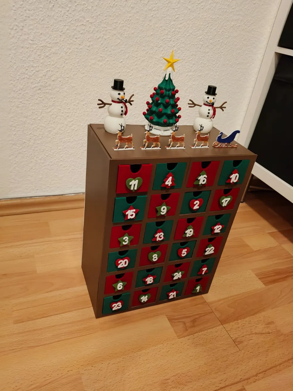Advent calendar/ Adventskalender - Free 3D Print Model - MakerWorld