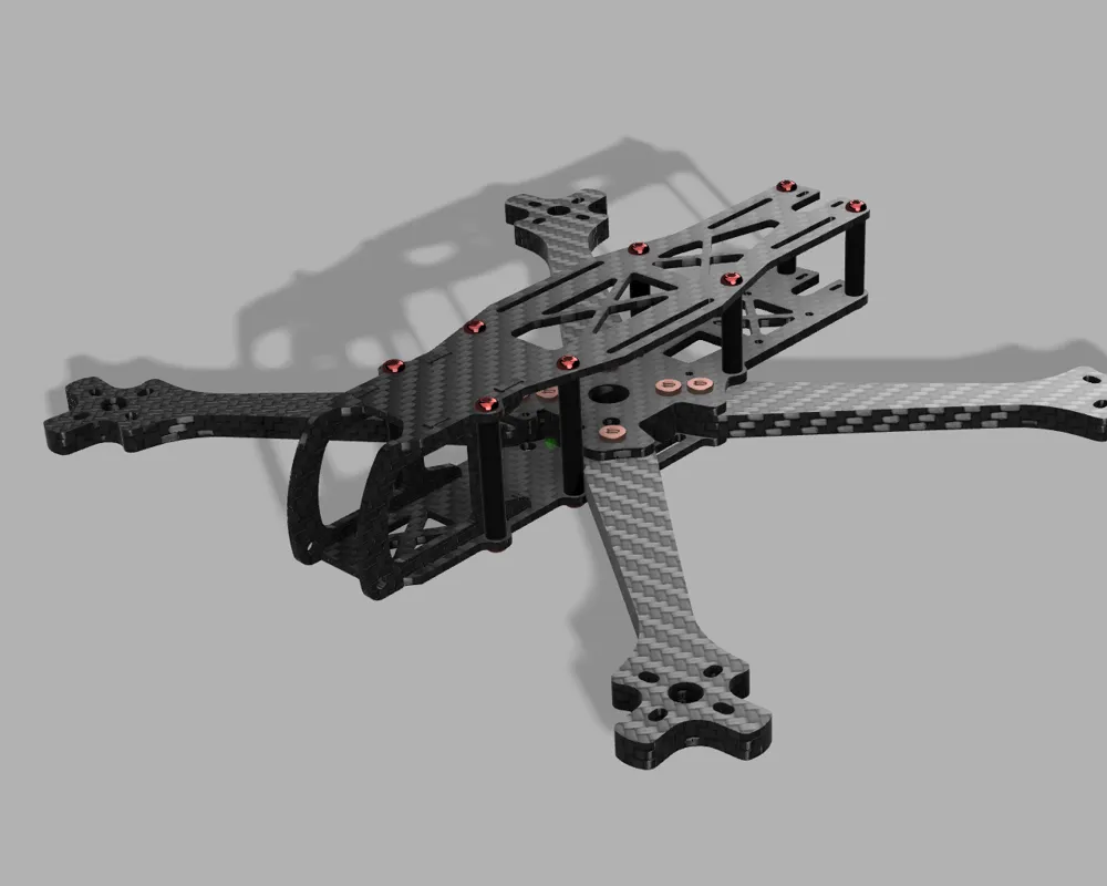 TBS SOURCE ONE V6 5-inch Frame by project 3d lab MakerWorld: Download ...