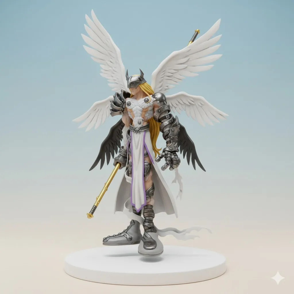 Angemon Digimon Creature Model by ProjectDigimonWorld MakerWorld ...