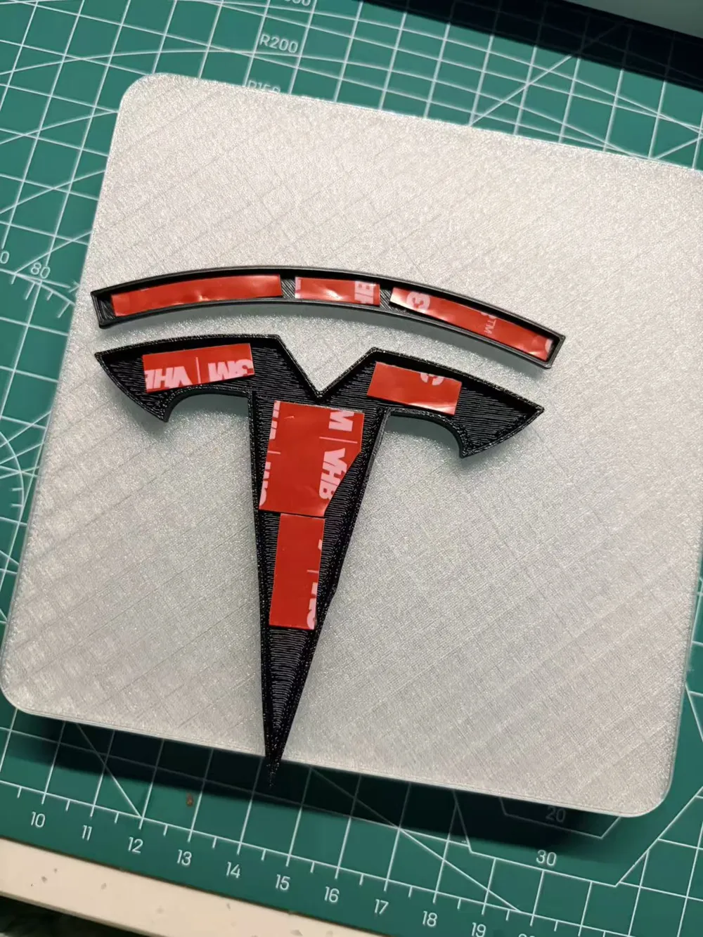 Tesla Front Emblem - Free 3D Print Model - MakerWorld
