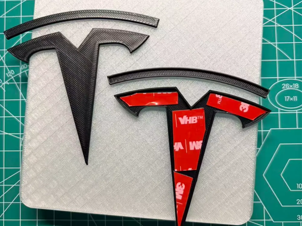 Tesla Front Emblem - Free 3D Print Model - MakerWorld