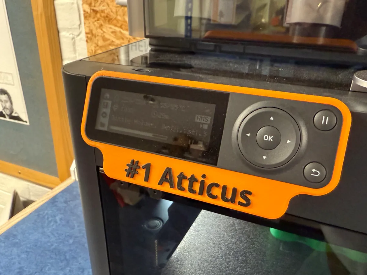 P1S printer control surround - Free 3D Print Model - MakerWorld