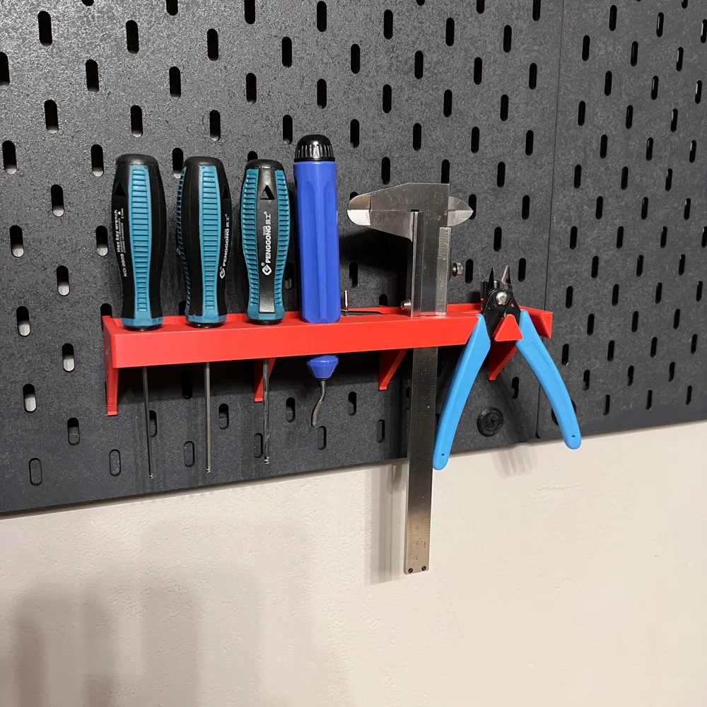 3d tools shelf for ikea skadis - Free 3D Print Model - MakerWorld