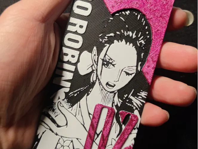 One Piece Robin Bookmark Prints - Free 3D Print Model - MakerWorld