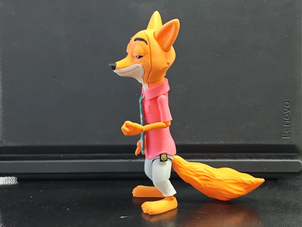 Zootopia 2 Nick Wilde figura articulada - Modelo de impresión 3D ...