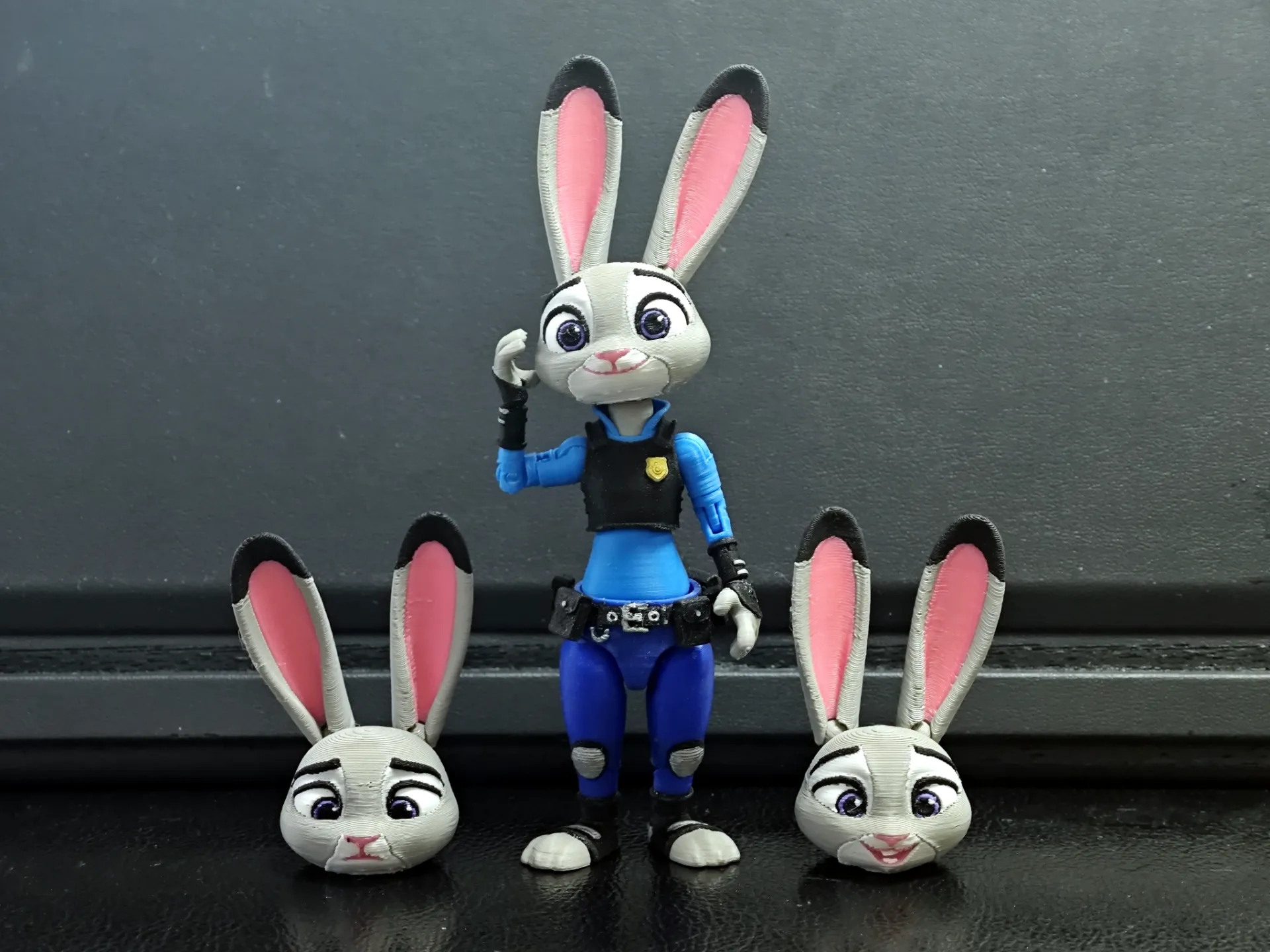 Zootopia 2 Judy Hopps Articulated Figure - Free 3D Print Model - MakerWorld