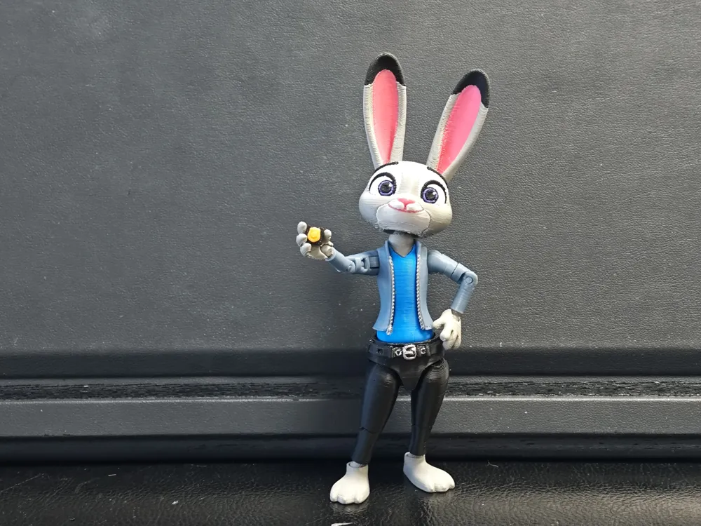 Zootopia 2 Judy Hopps Articulated Figure by daokouxiaxingzou MakerWorld ...