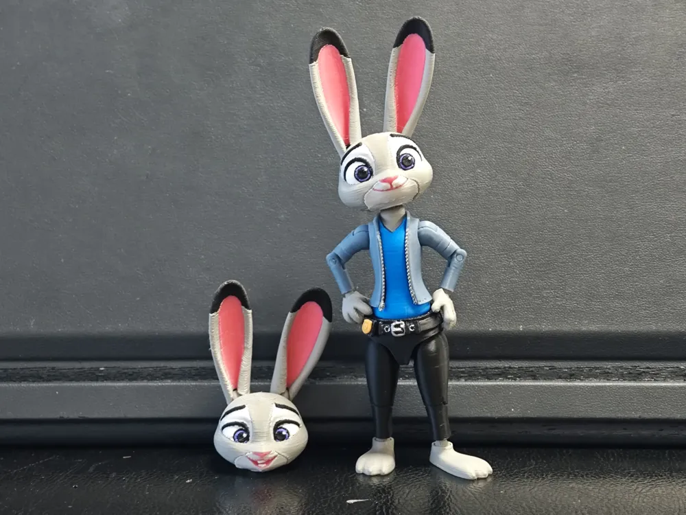 Zootopia 2 Judy Hopps Articulated Figure by daokouxiaxingzou MakerWorld ...