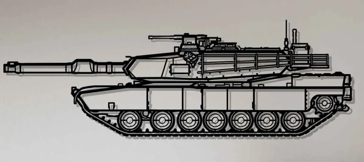 M1A2 SEPv3 Abrams Wall Art by Teo_211 MakerWorld: Download Free 3D Models