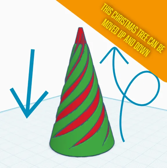 christmas tree Spiral Fidget Toy - Free 3D Print Model - MakerWorld